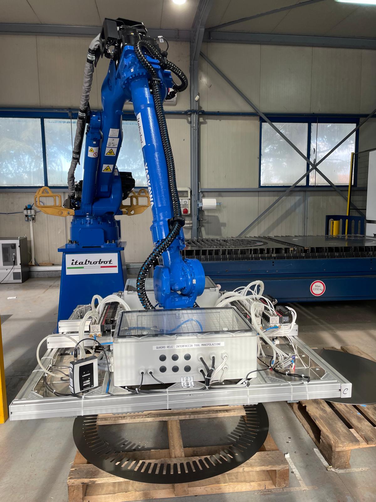 Robotics and laser cutting for non-repetitive automation